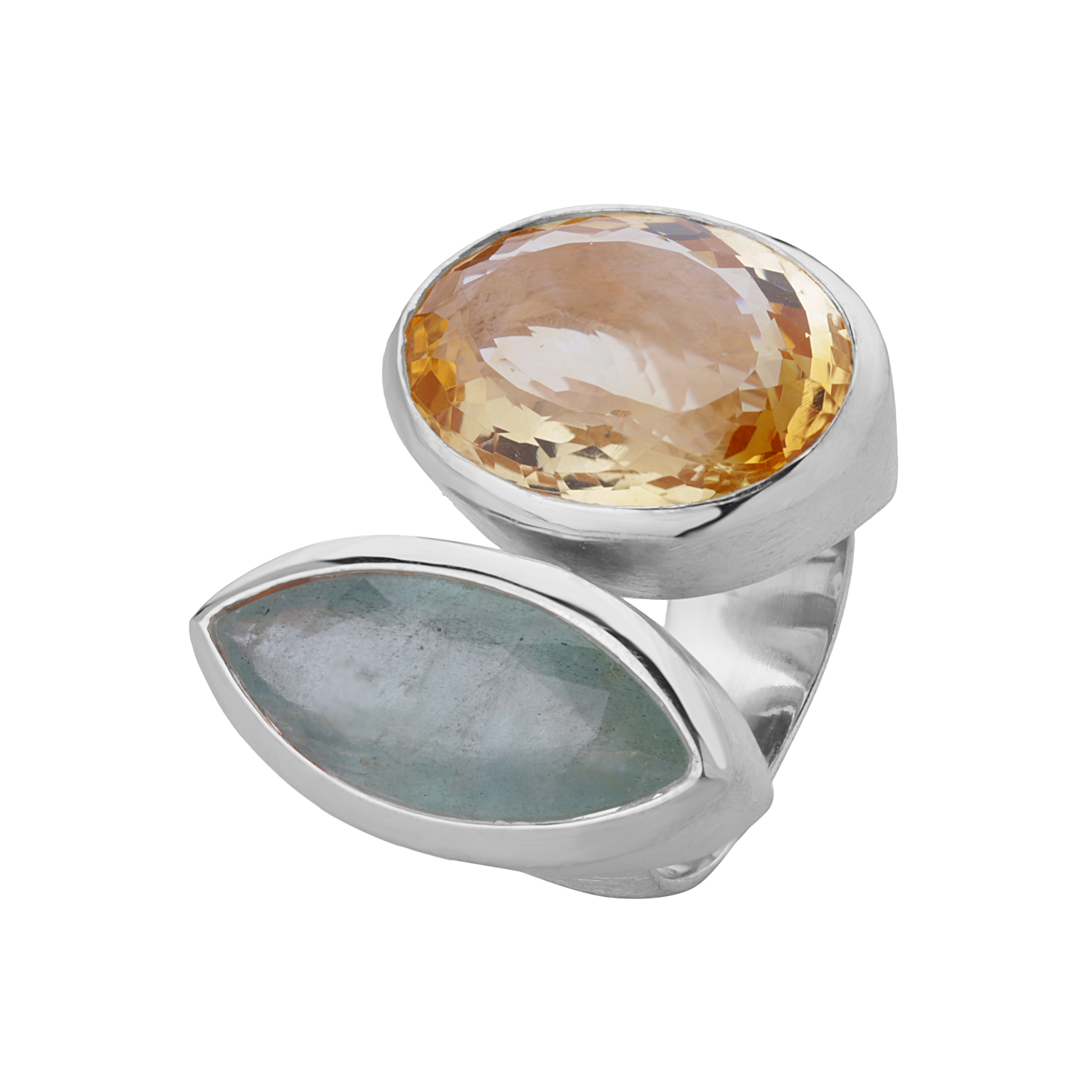 Silber Ring LENA mit Rutilquarz, Silber 925 | by Olga Ribler